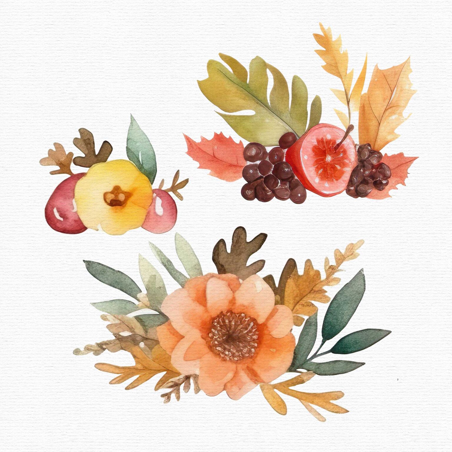 Thanksgving clipart, Autumn clipart,