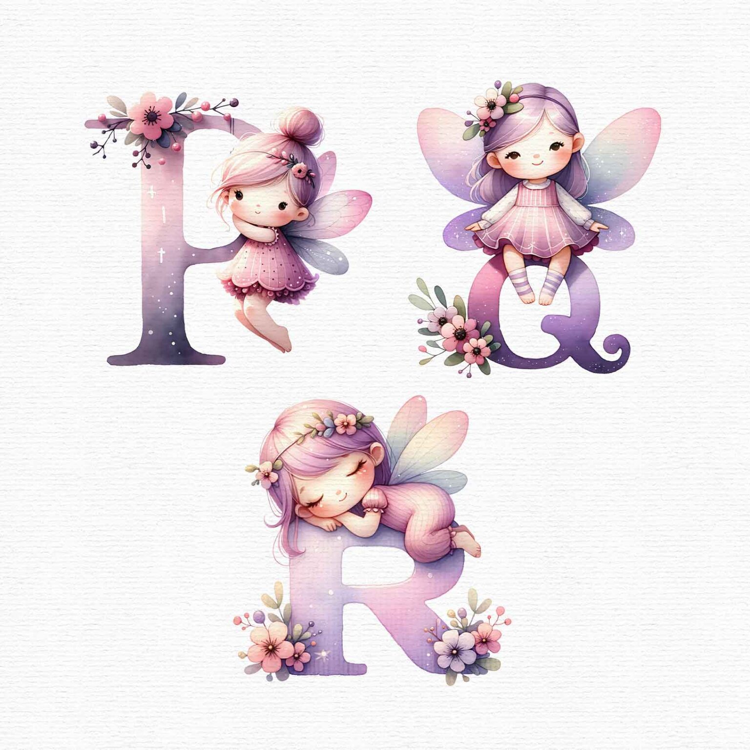 Fairy Alphabet clipart
