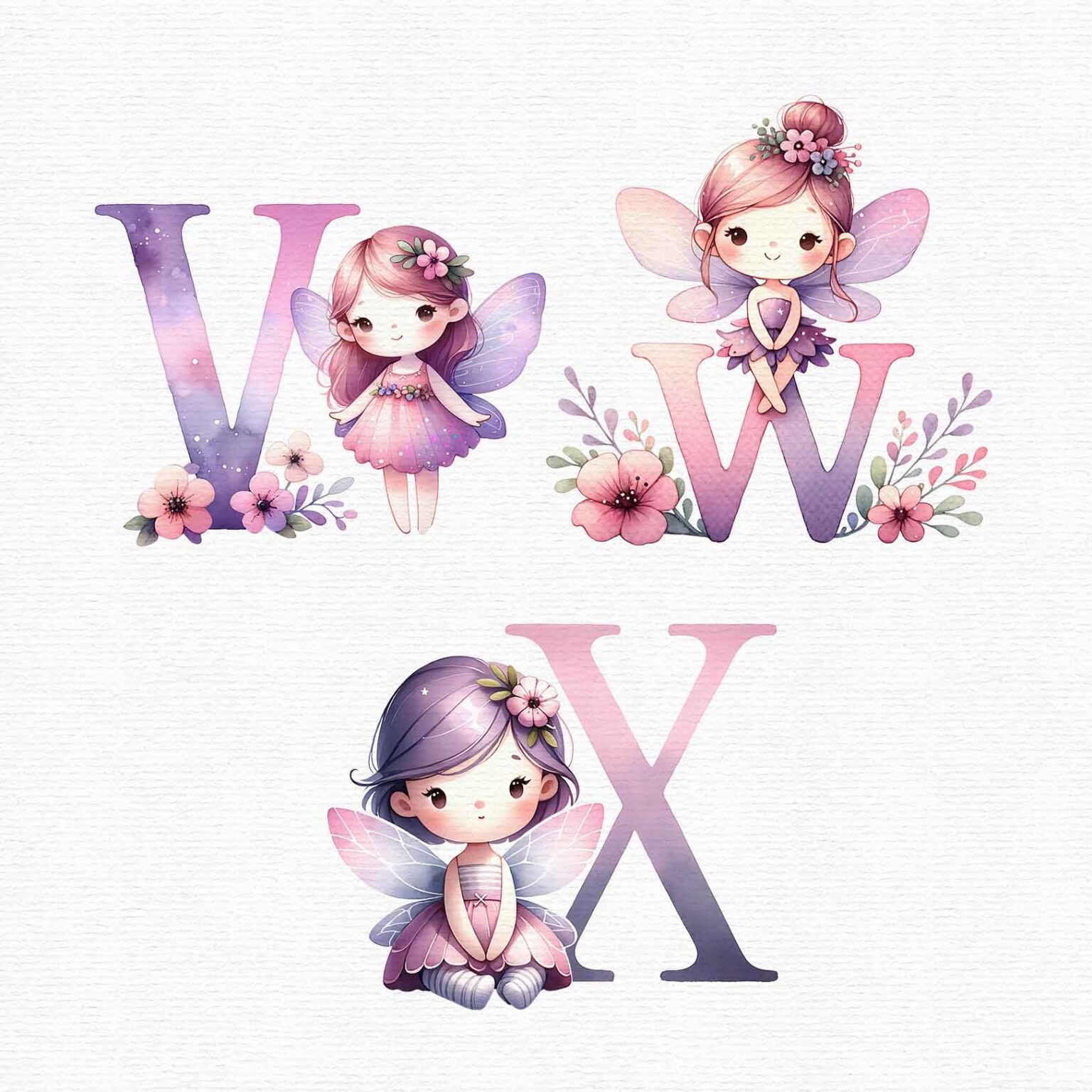 Fairy Alphabet clipart